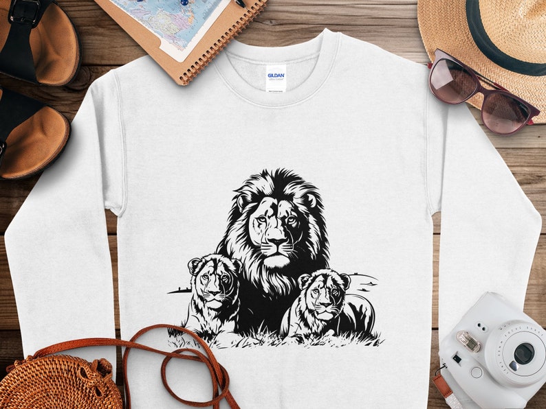 PRIDE of LIONS SVG, Lion Family Pack Svg Files for Cricut, Lion Pack ...