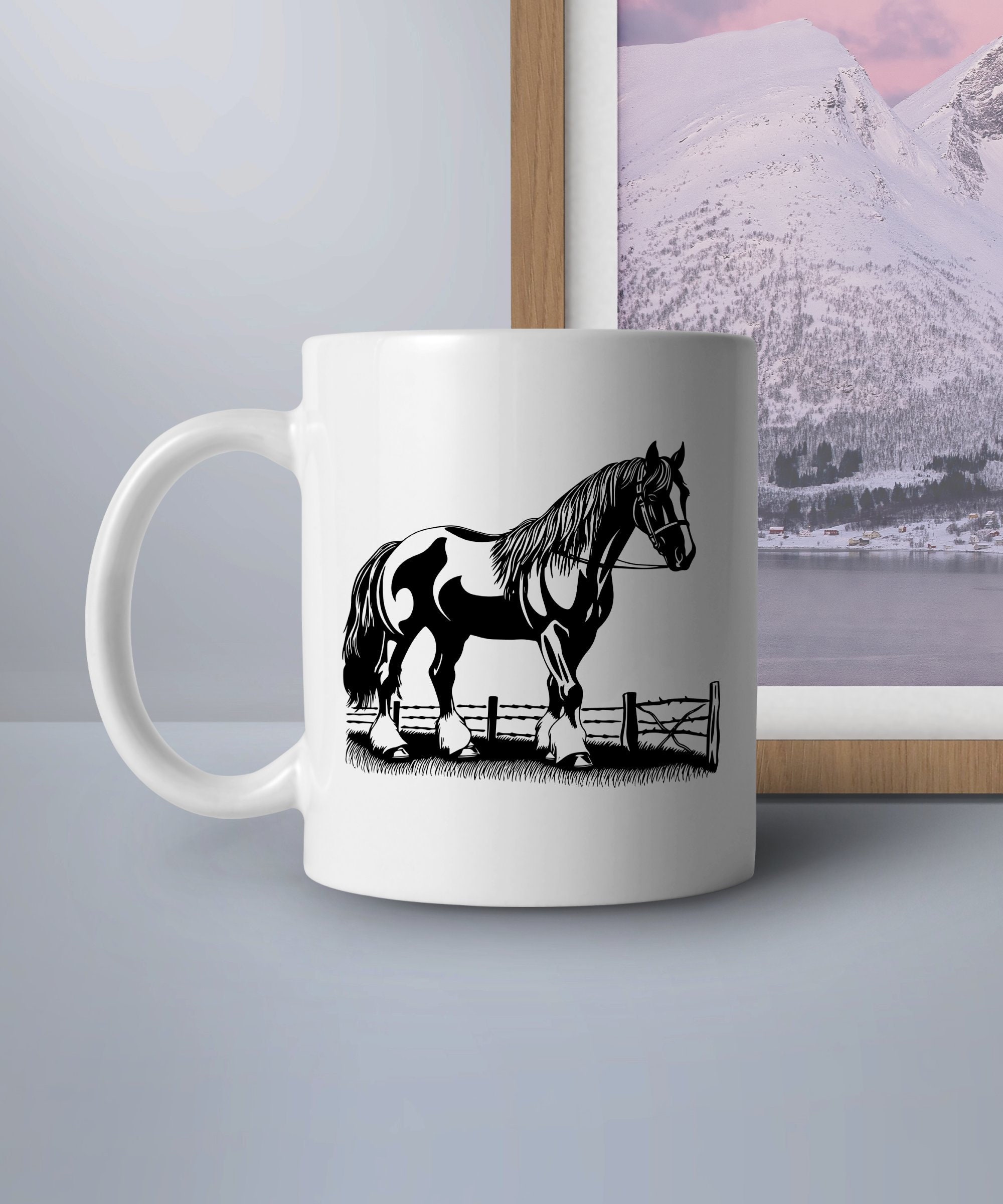 SHIRE DRAFT HORSE Svg, British Working Horse Svg Files for Cricut ...