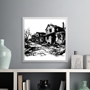 WRECKED HOMES SVG, Obliterated Homes Svg Files for Cricut, Abandon ...