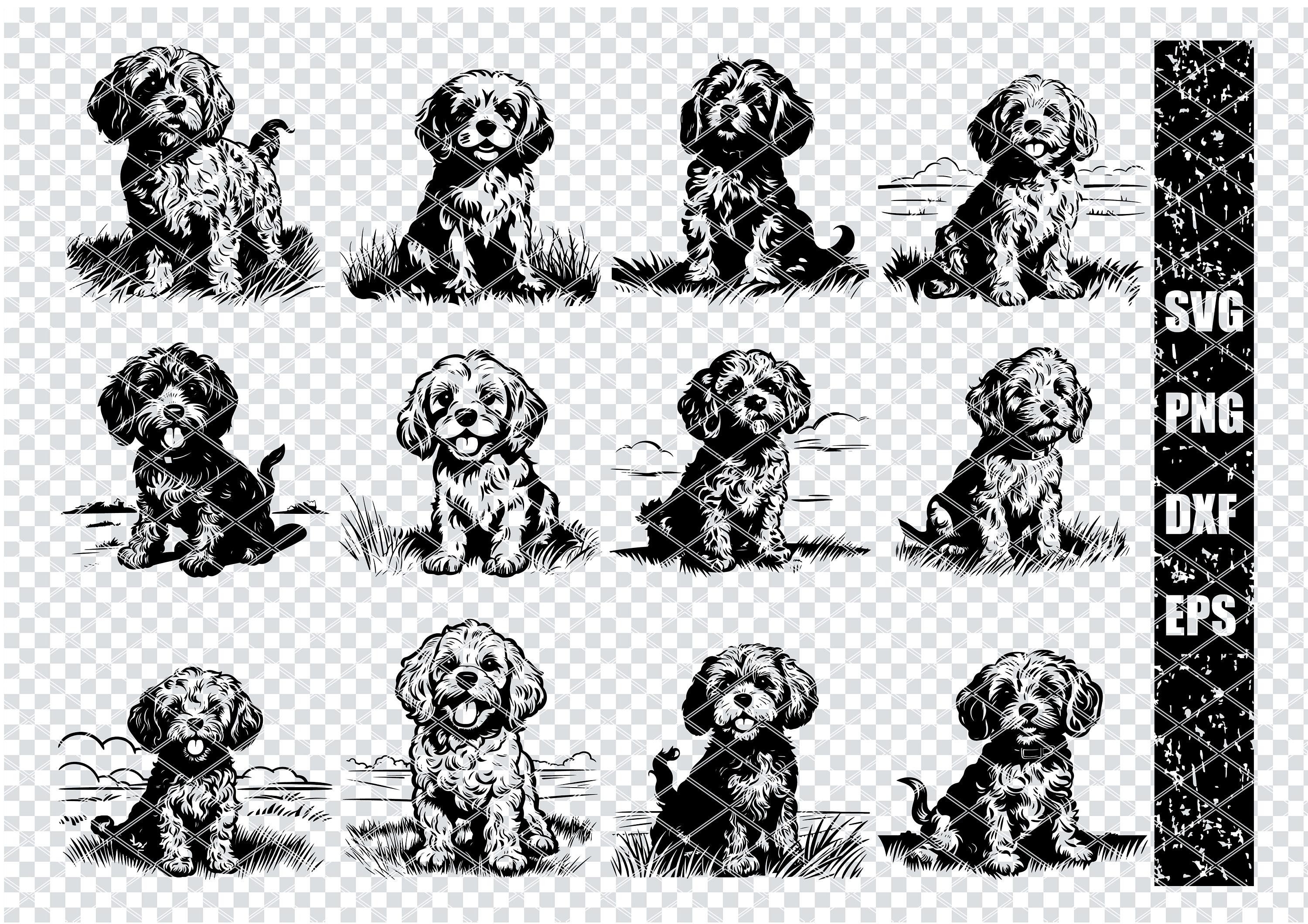 CAVAPOO DOG SVG, Cavapoo Dog Breed Svg Files for Cricut, Dog Lover ...