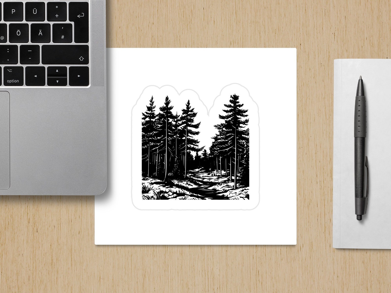 EVERGREEN PINE TREE Svg, Evergreen Pines Svg Files for Cricut, Conifer ...