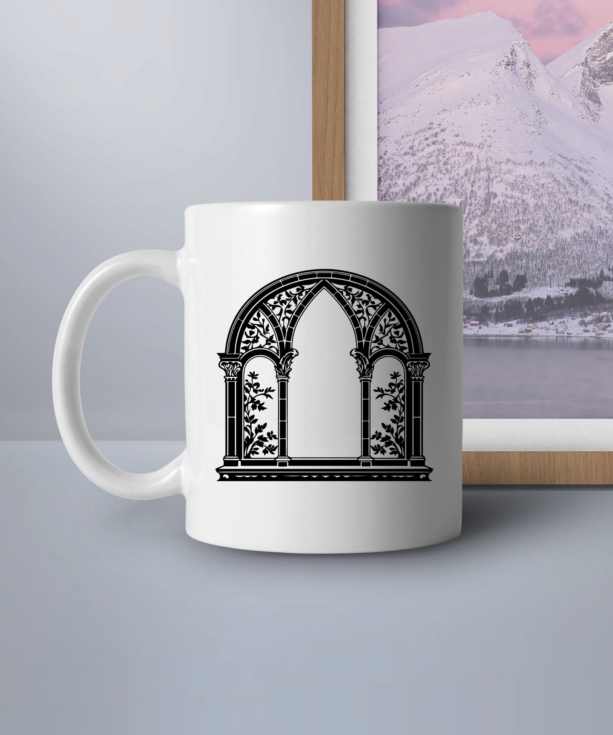 GOTHIC VICTORIAN WINDOW Svg, Medieval Victorian Window Svg Files for ...