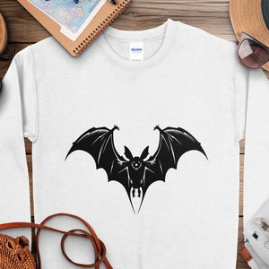FLYING VAMPIRE BAT Svg, Creepy Gothic Bat Svg Files for Cricut ...