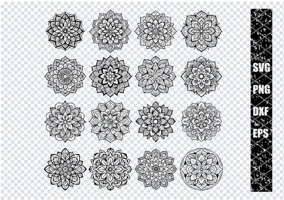 GEOMETRIC MANDALA SVG, Circle Mandala Svg Files for Cricut, Intricate ...