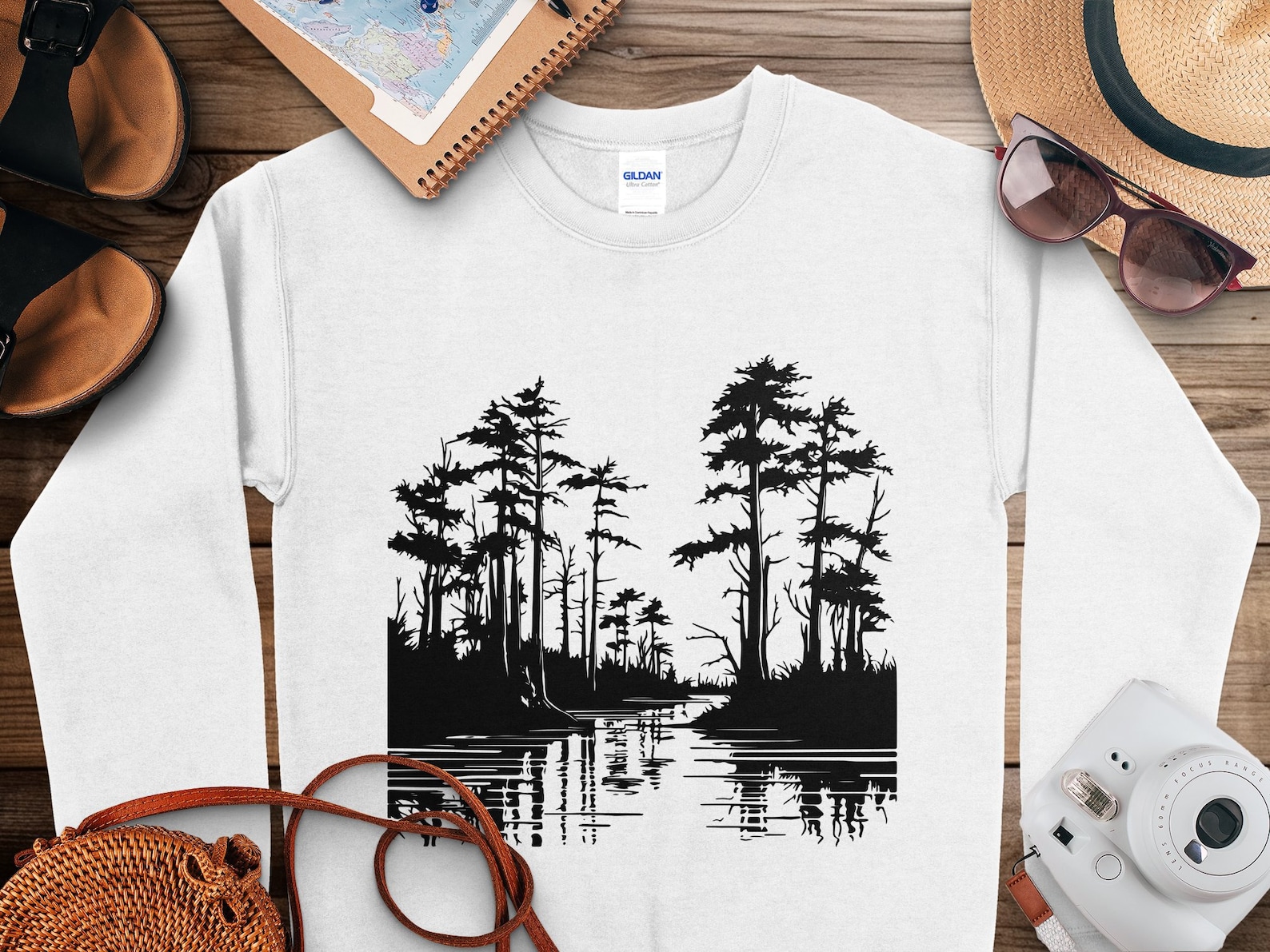 BALD CYPRESS TREE Svg, Swamp Cypress Tree Svg Files for Cricut, Wetland ...