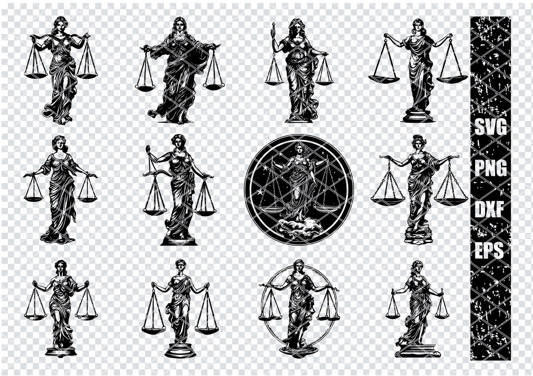 JUSTICE SCALE SVG, Justice Balance Svg Files for Cricut, Justice Scale ...