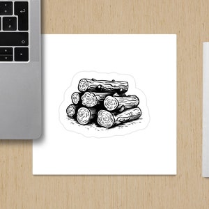 WOOD LOG PILE Svg, Firewood Pile Svg Files for Cricut, Lumber Pile ...