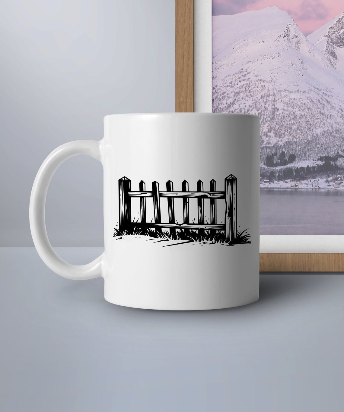 WOODEN TIMBER FENCE Svg, Wooden Fence Picket Svg Files for Cricut ...