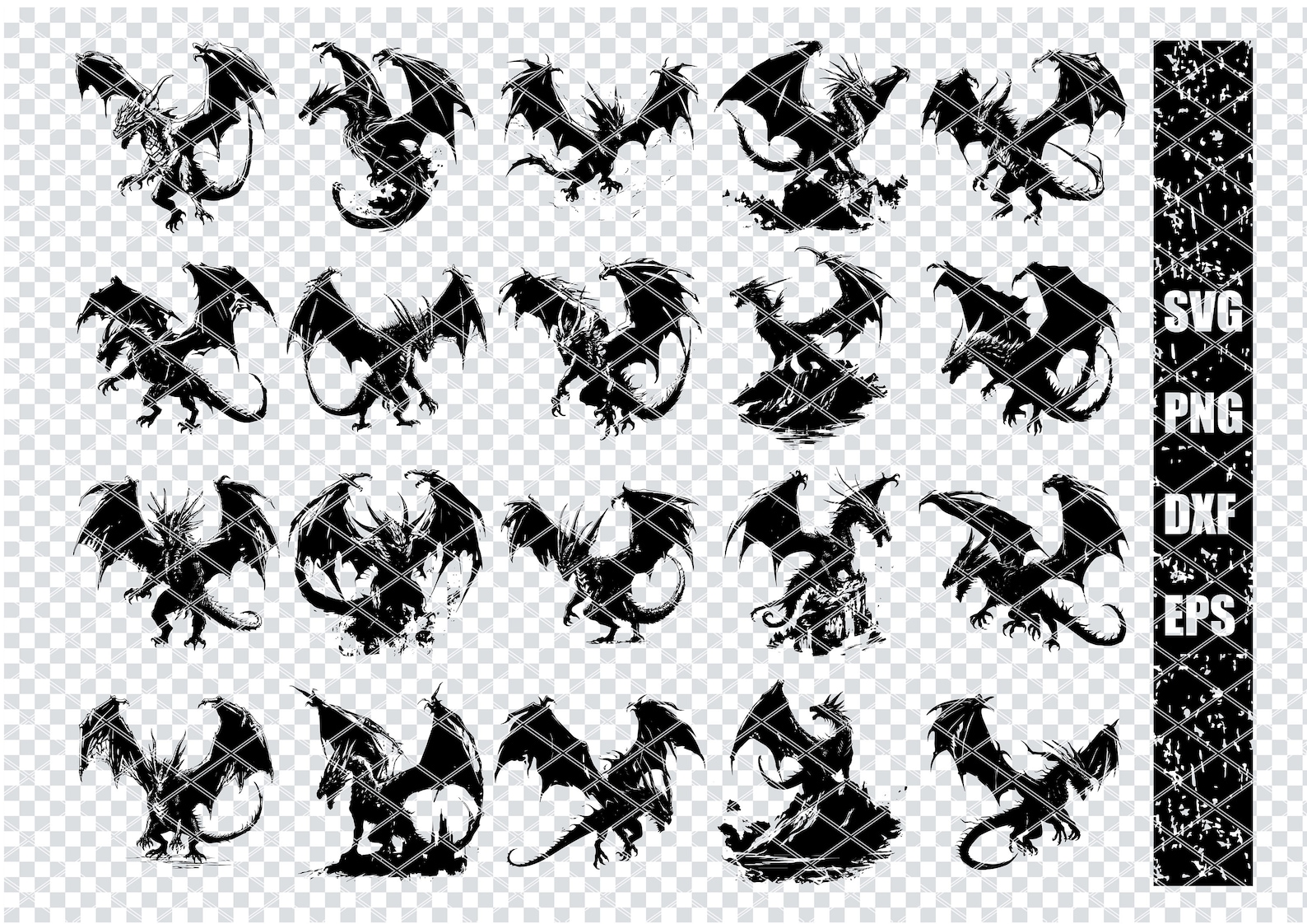 FLYING DRAGON SVG, Flying Dragon Svg Files for Cricut, Flying Dragon ...