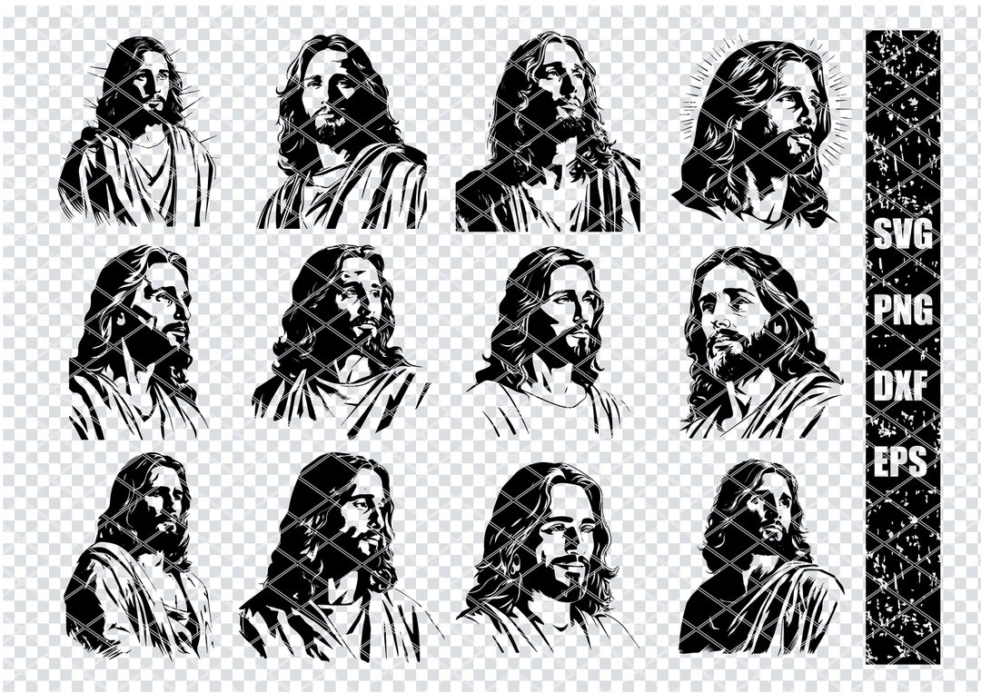 JESUS CHRIST SVG, Jesus Christ Messiah Svg Files for Cricut, Son of God ...