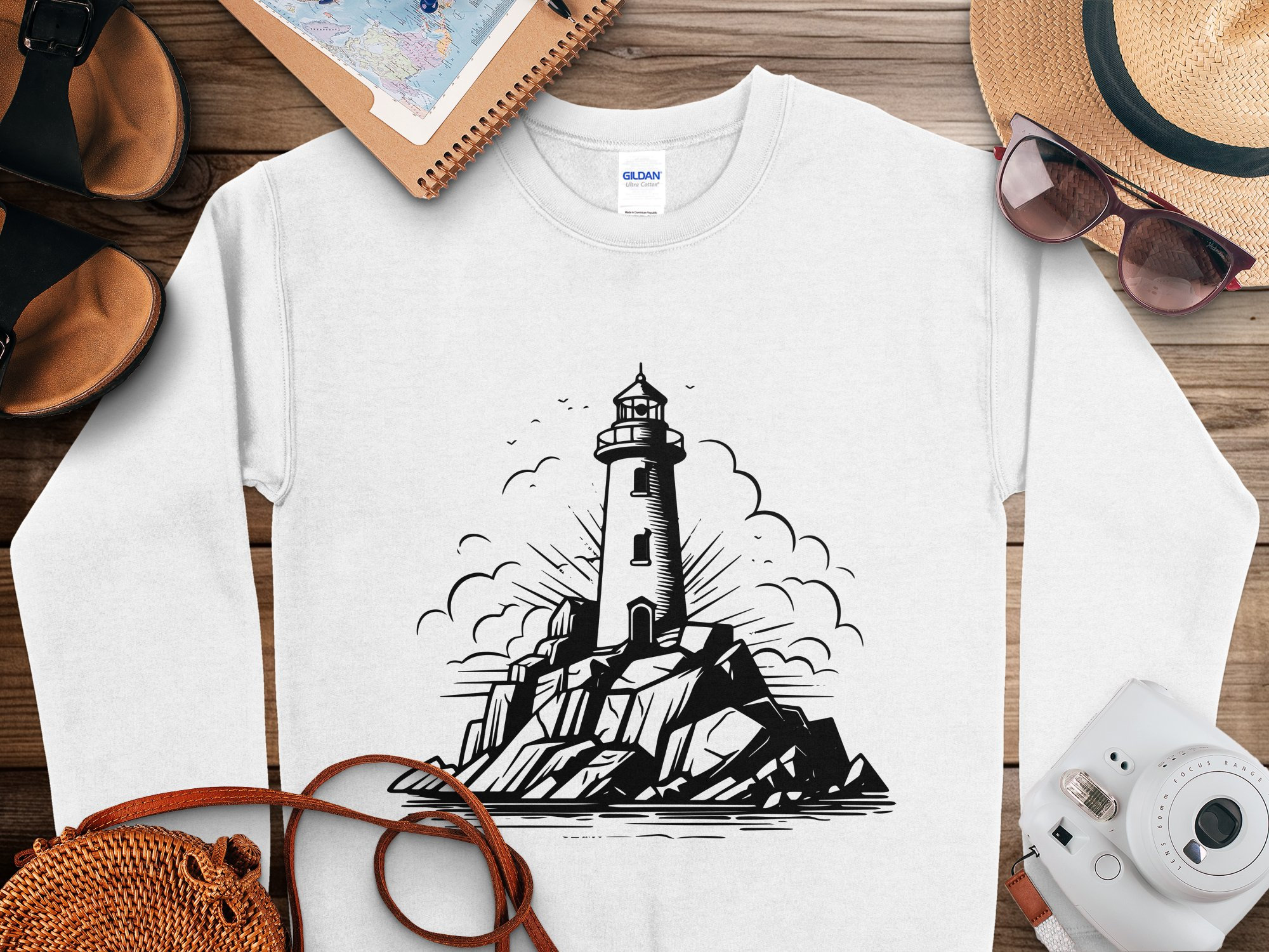 COASTAL LIGHTHOUSE BEACON Svg, Coastal Lighthouse Beacon Svg Files for ...