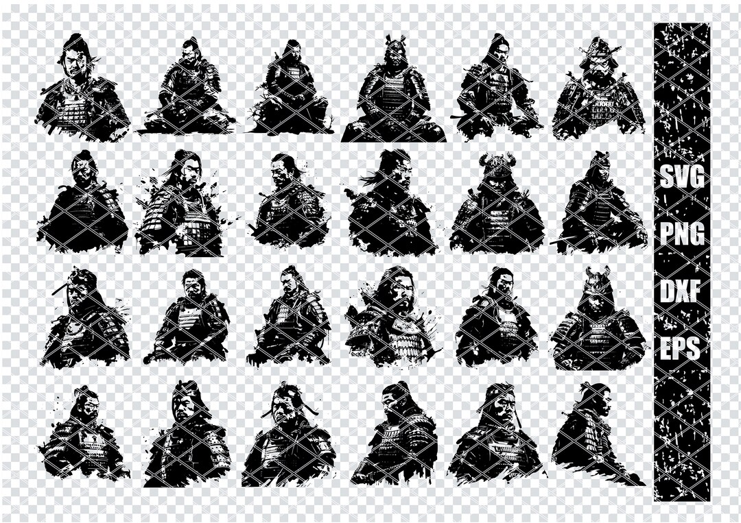 JAPANESE SHOGUN SVG, Japanese Samurai Svg Files for Cricut Japanese ...