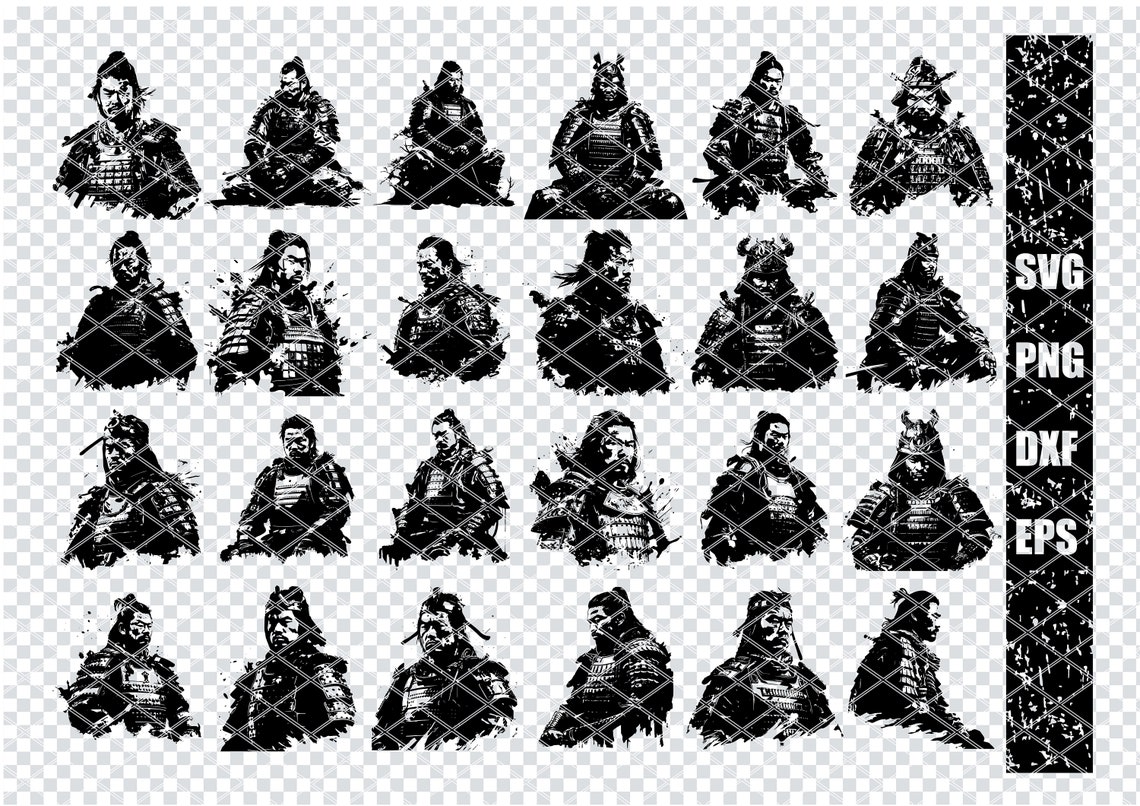JAPANESE SHOGUN SVG, Japanese Samurai Svg Files for Cricut Japanese ...