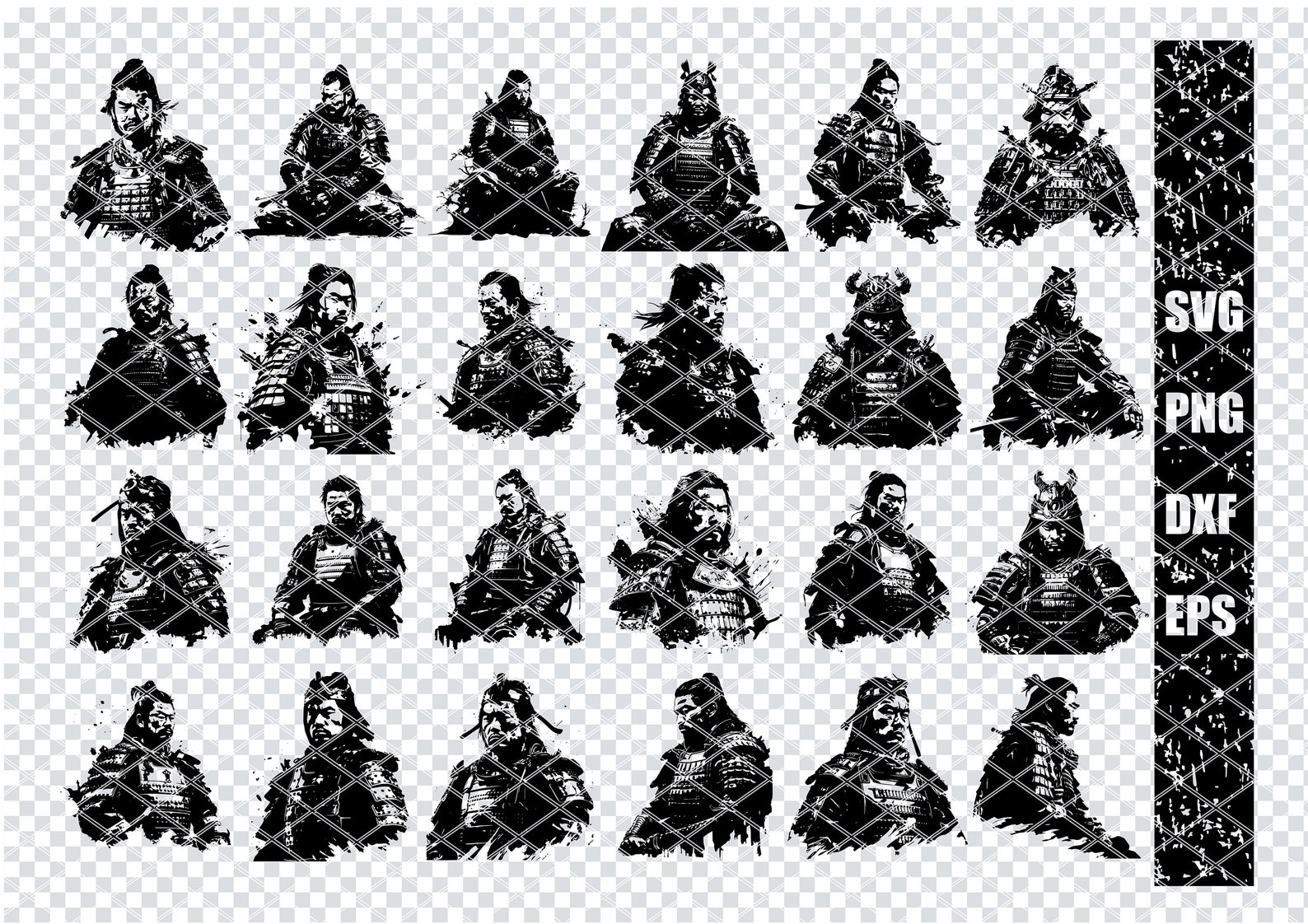 JAPANESE SHOGUN SVG, Japanese Samurai Svg Files for Cricut Japanese ...