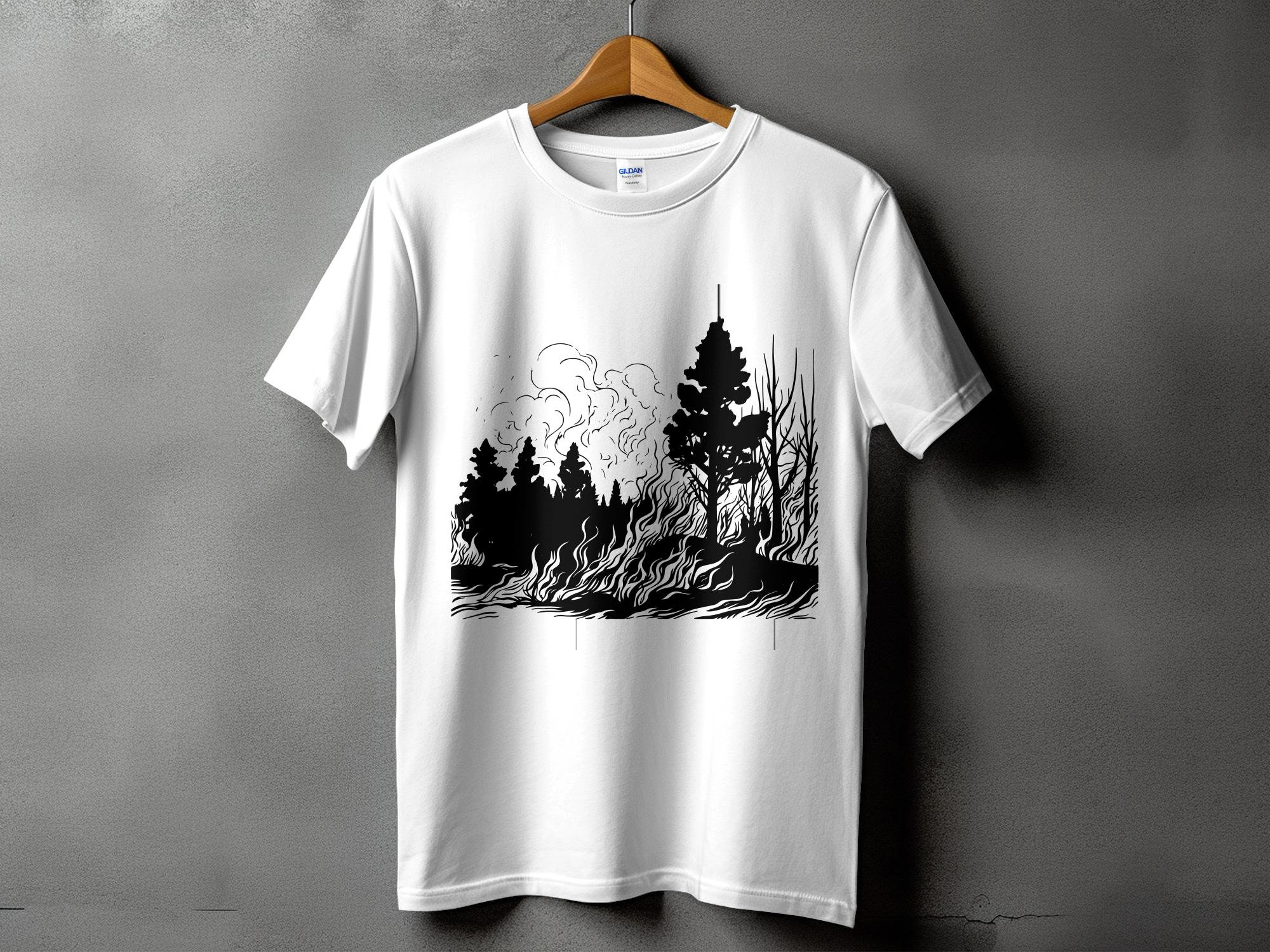 FOREST WILDFIRE SVG, Forest Bushfire Svg Files for Cricut, Forest Fire ...