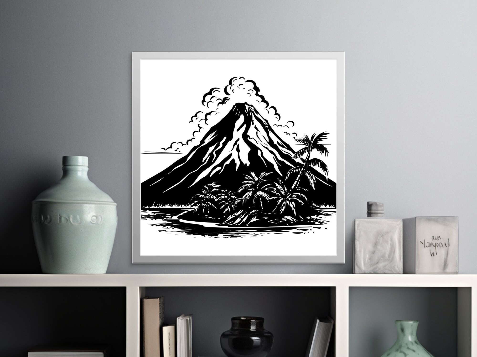 ARENAL VOLCANO SVG, Costa Rica Park Svg Files for Cricut, Volcano ...