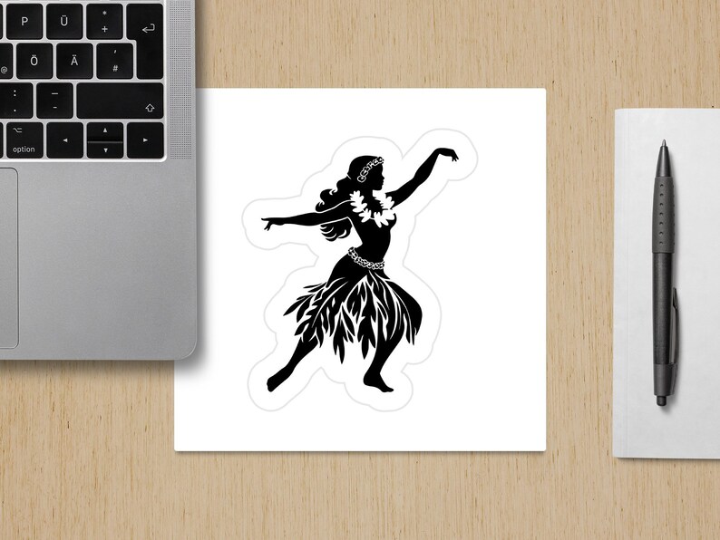 HAWAIIAN HULA DANCER Svg, Polynesian Girl Hula Dancer Svg Files for ...