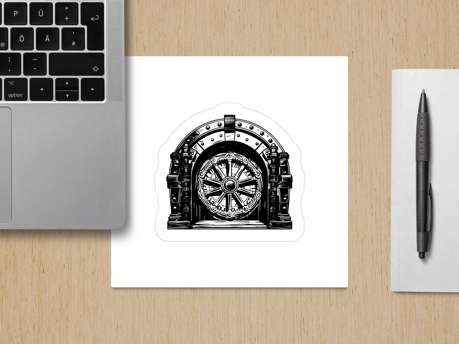 BANK SAFE VAULT Svg, Bank Security Vault Svg Files for Cricut, Seif ...