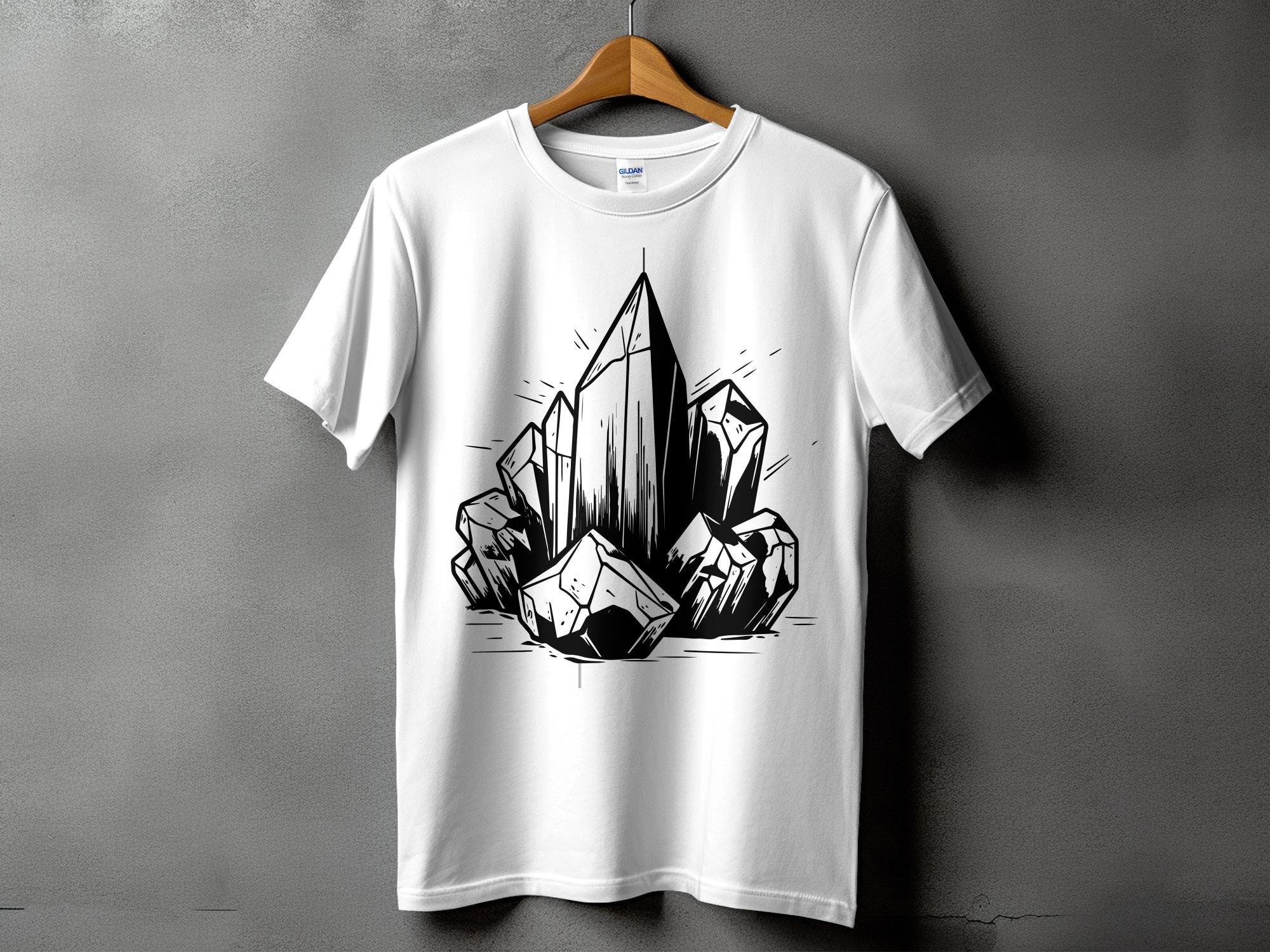 CRYSTAL MINERAL ROCK Svg, Crystal Quartz Svg Files for Cricut, Silica ...