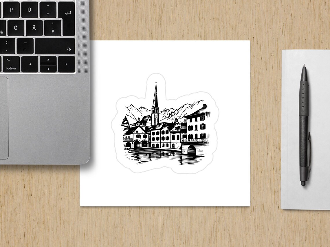 ZURICH SWITZERLAND SVG, Zurich Swiss Svg Files for Cricut, Limmat River ...
