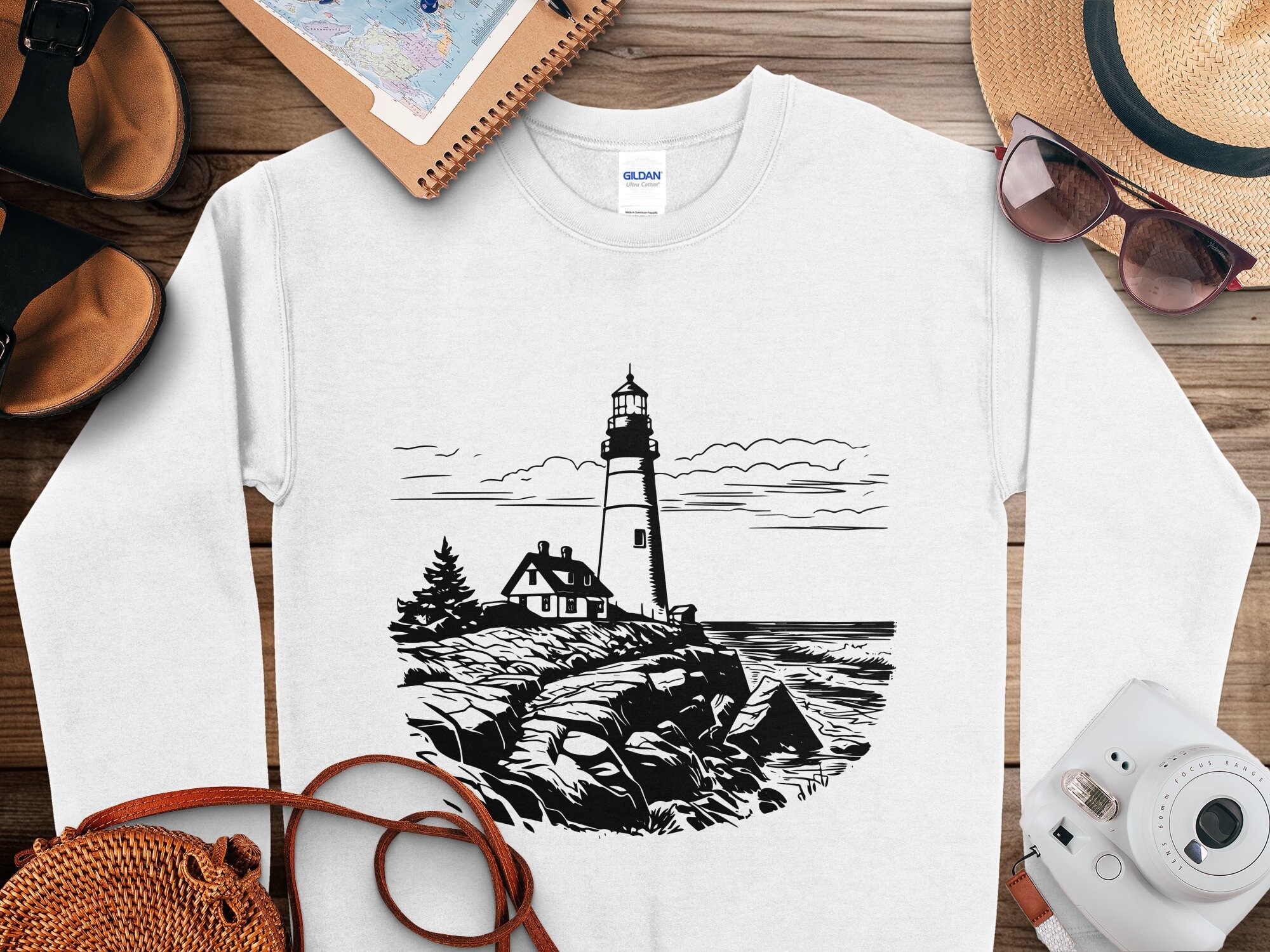 Portland Lighthouse Svg, Portland Maine Lighthouse Svg Files for Cricut ...