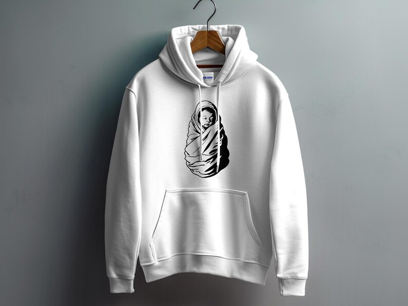 SWADDLED WRAPPED BABY Svg, Swaddled Infant Svg Files for Cricut ...