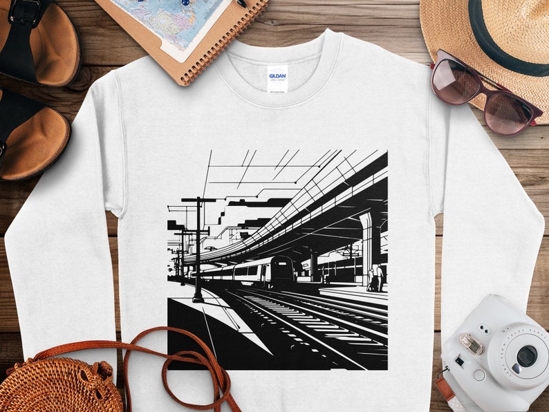 TRAIN RAILWAY SVG, Train Railway Svg Files for Cricut, Metro Train ...