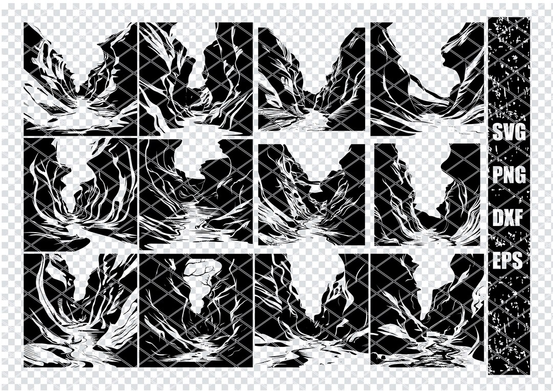 ANTELOPE CANYON ROCK Svg, Arizona Antelope Canyon Svg Files for Cricut ...