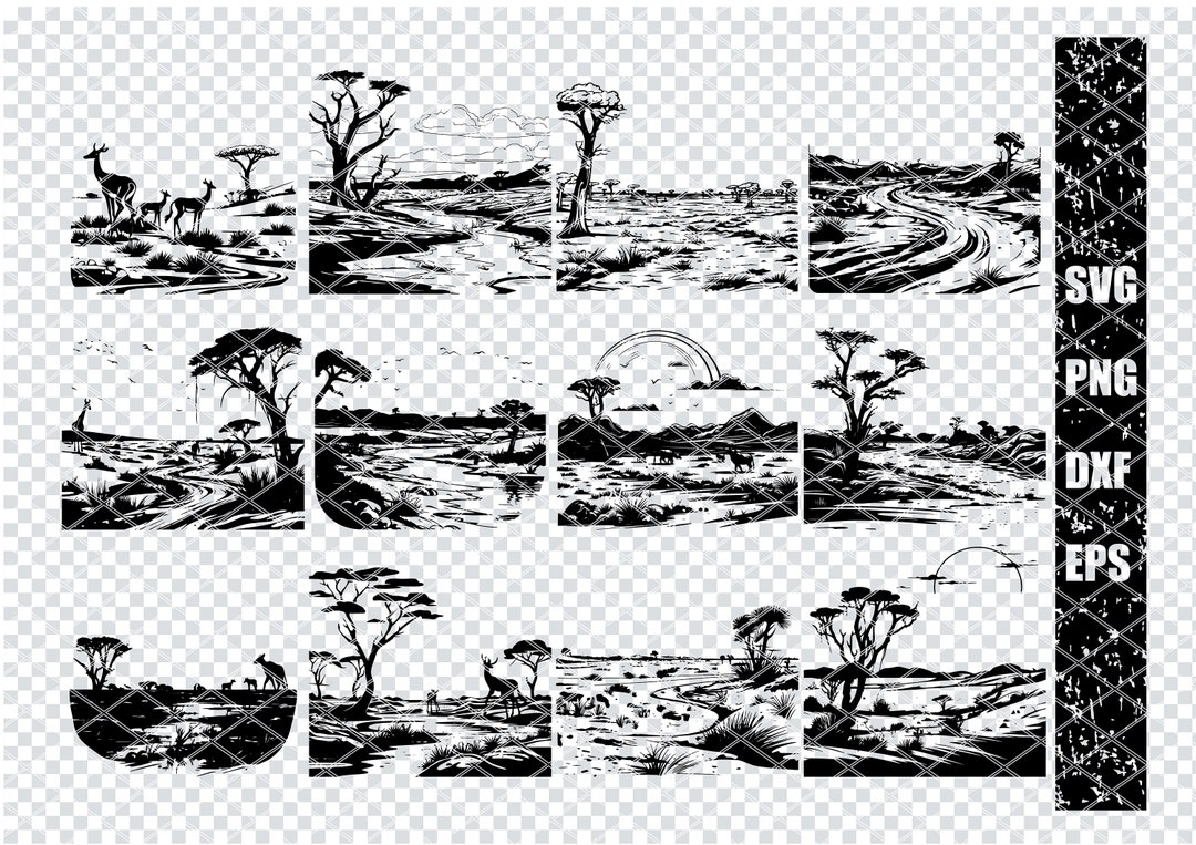 KALAHARI DESERT SANDS Svg, Kalahari African Desert Svg Files for Cricut ...