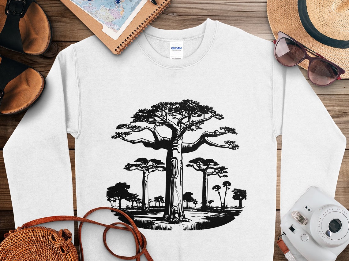 GIANT BAOBAB TREE Svg, Boab African Tree Svg Files for Cricut, Baobab ...