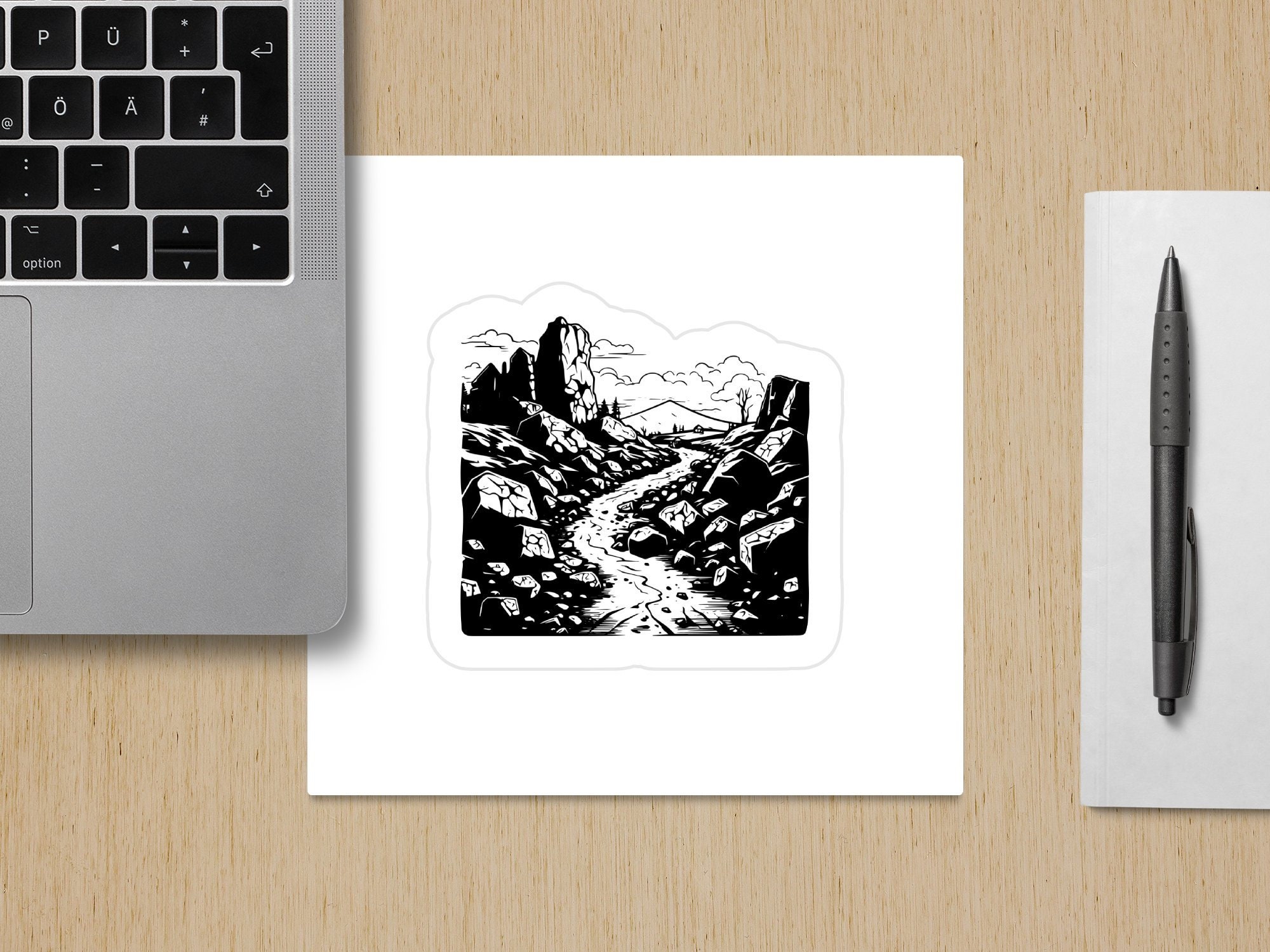 ROCKY OFF ROAD Svg, Unpaved Gravel Path Svg Files for Cricut, Rocky ...