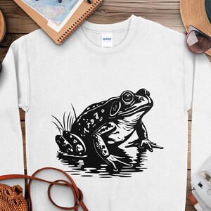 AMERICAN BULLFROG SVG, Amphibian Bullfrog Svg Files for Cricut, Pond ...