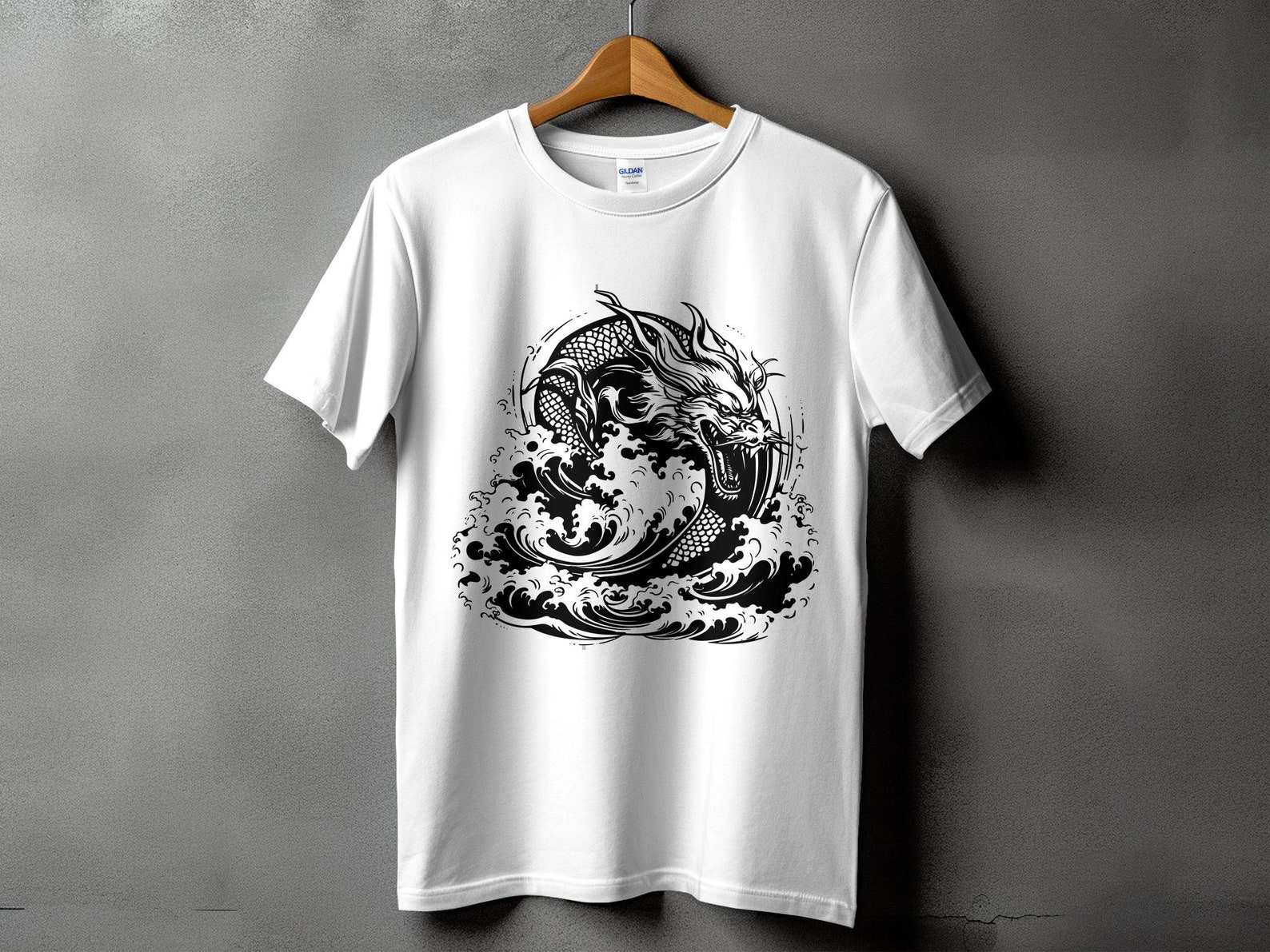 WAVE SEA DRAGON Svg, Sea Serpent Monster Svg Files for Cricut, Water ...