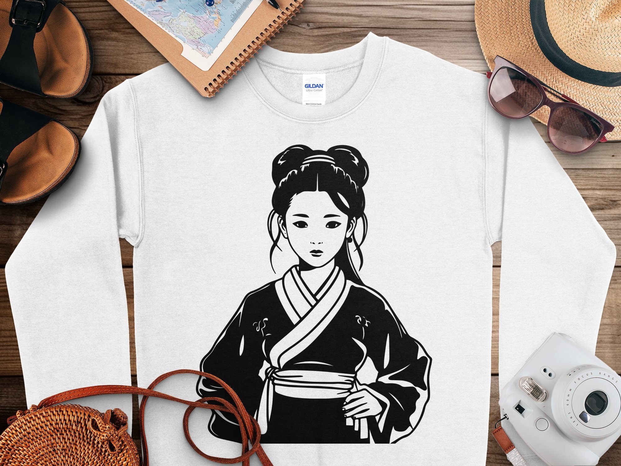 KOREAN GIRL SVG, Korean Girl Kid Svg Files for Cricut, Korean ...
