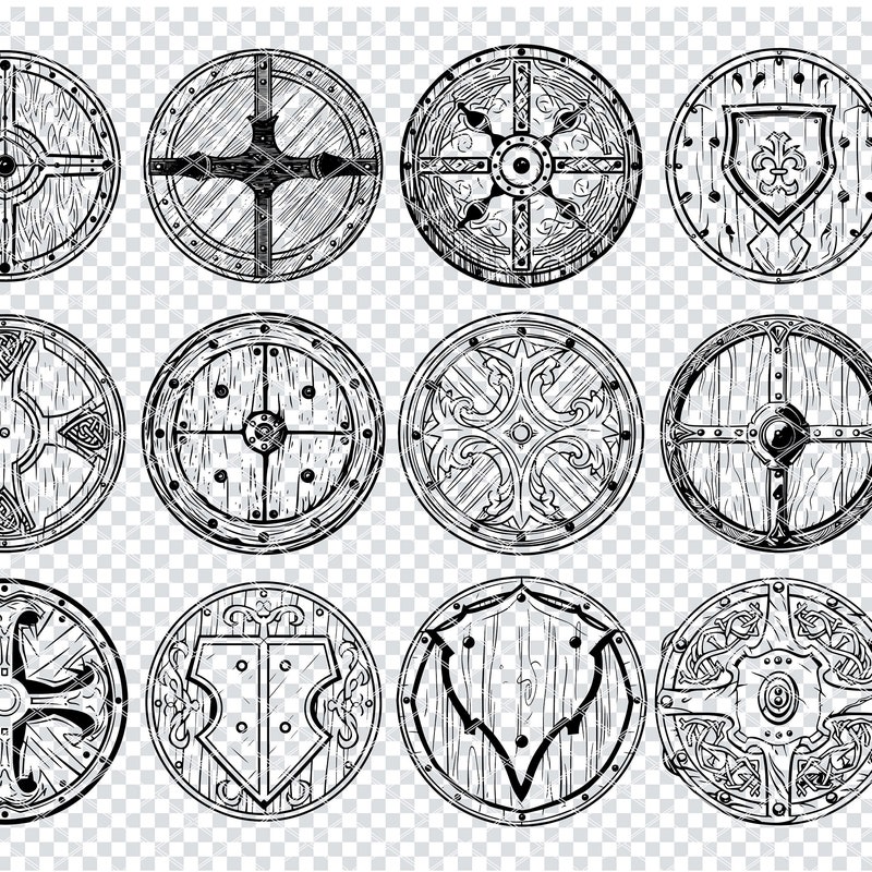 Medieval Shield Laser Cut - Etsy