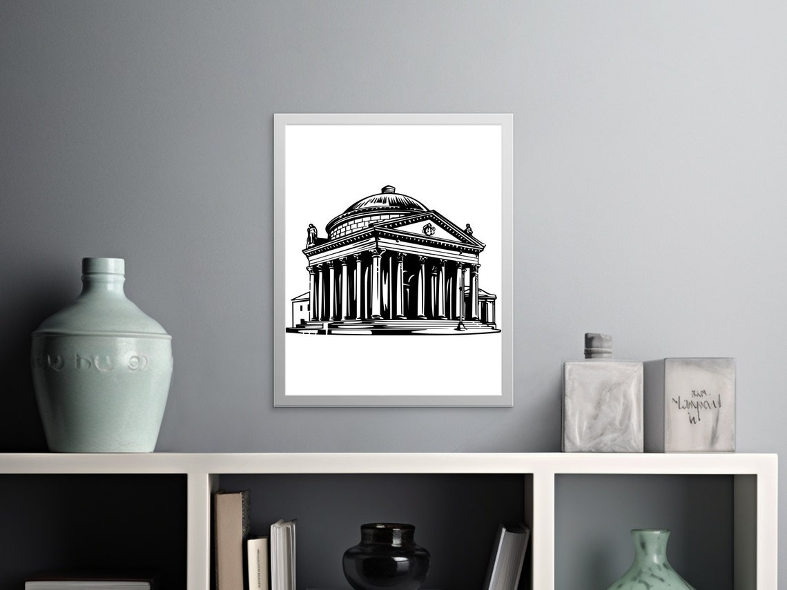 PANTHEON SVG, PANTHEON Svg Files for Cricut, Pantheon Clipart, Laser ...