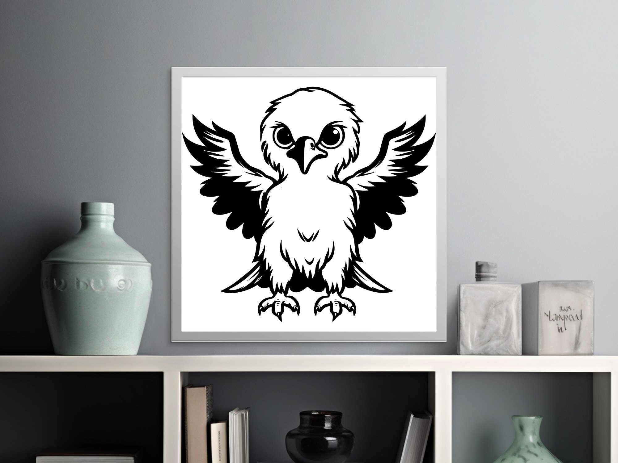 CUTE BABY EAGLE Svg, Eagle Hatchling Svg Files for Cricut, Adorable ...