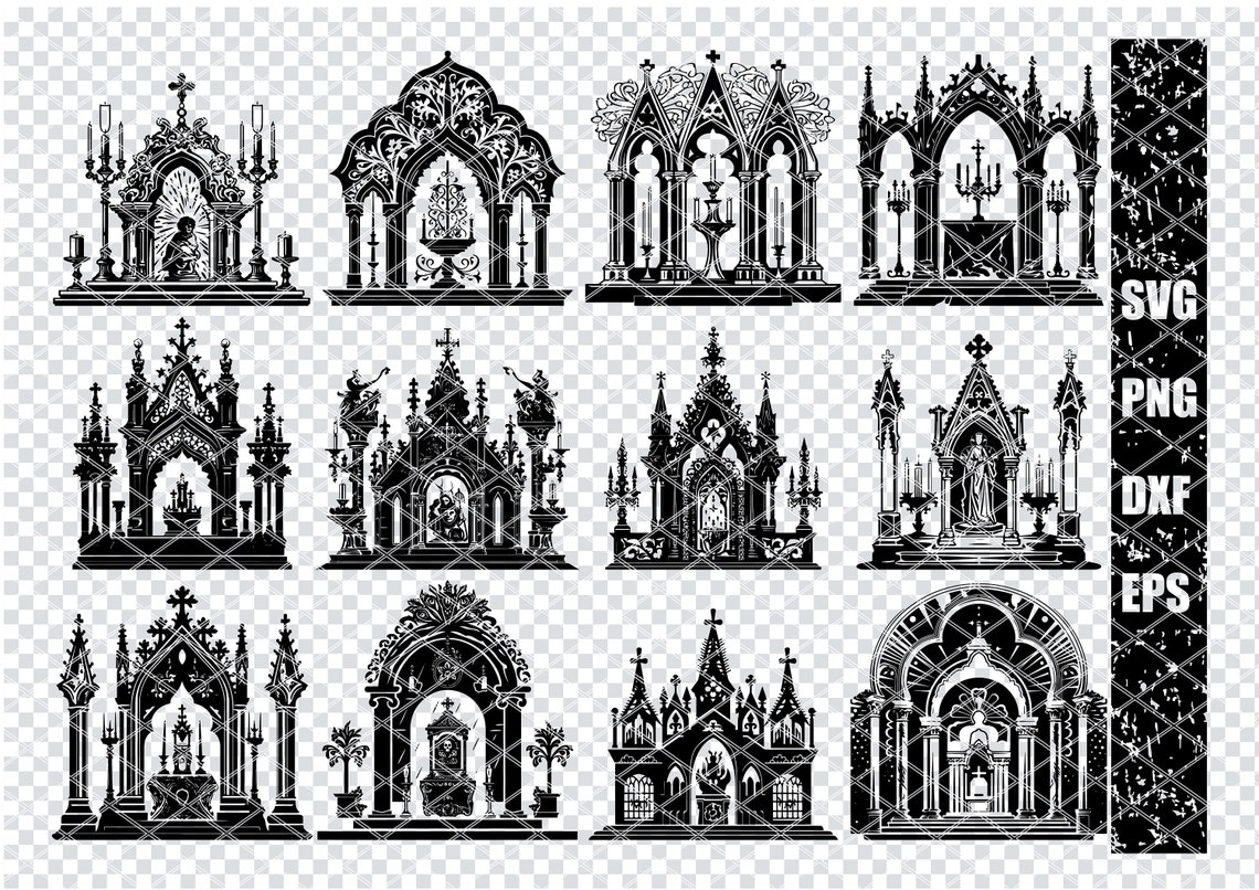 SACRAMENT ALTAR SVG, Religious Worship Altar Svg Files for Cricut ...