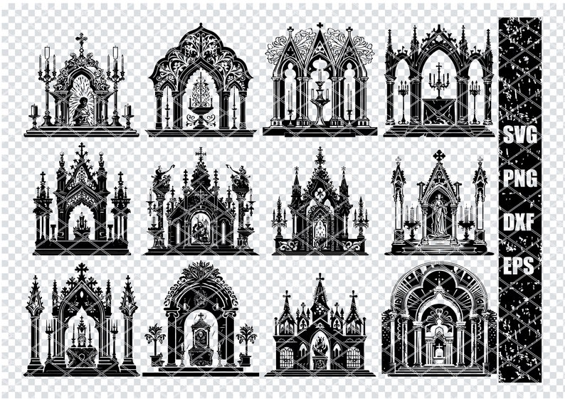 SACRAMENT ALTAR SVG, Religious Worship Altar Svg Files for Cricut ...