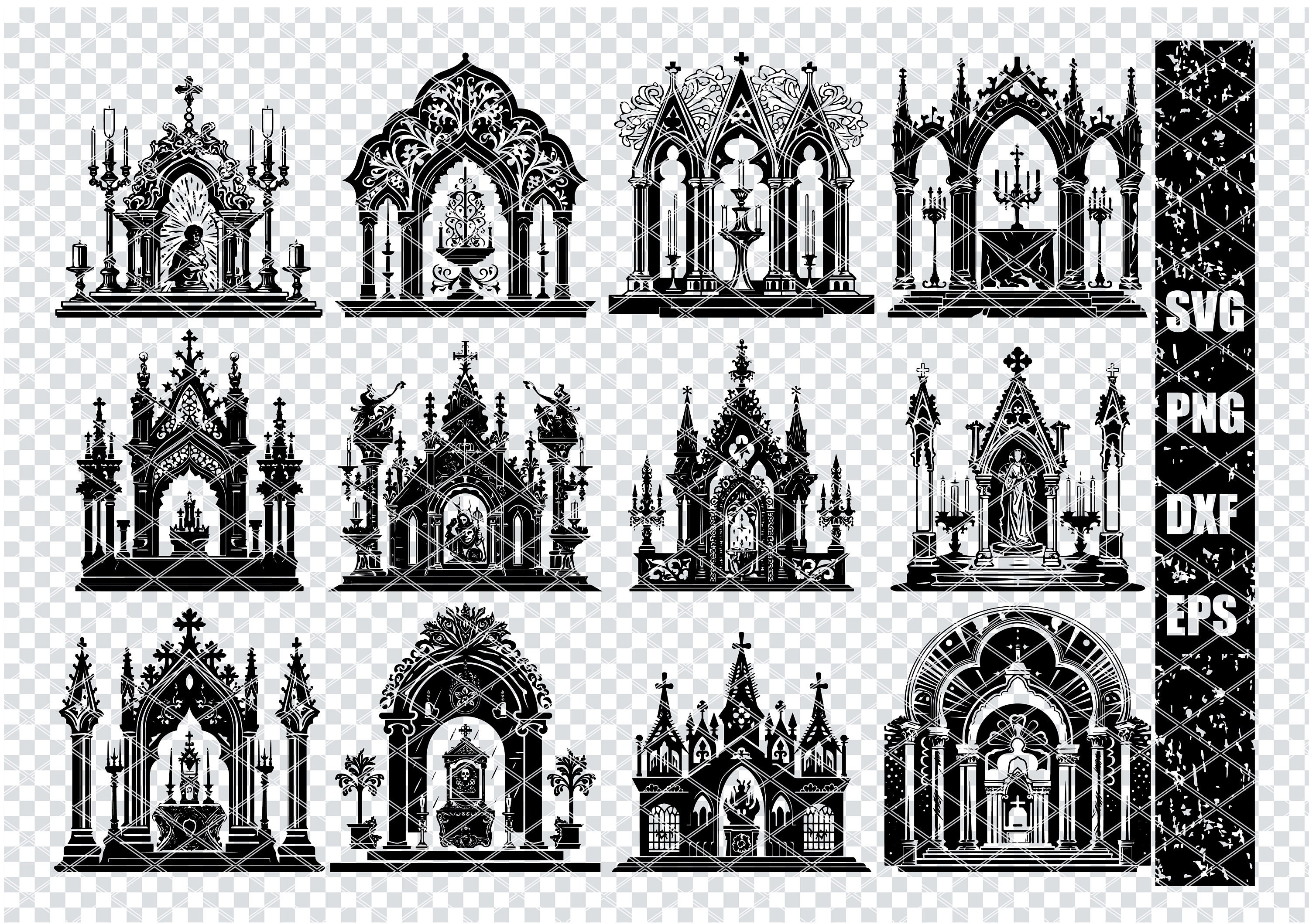 SACRAMENT ALTAR SVG, Religious Worship Altar Svg Files for Cricut ...