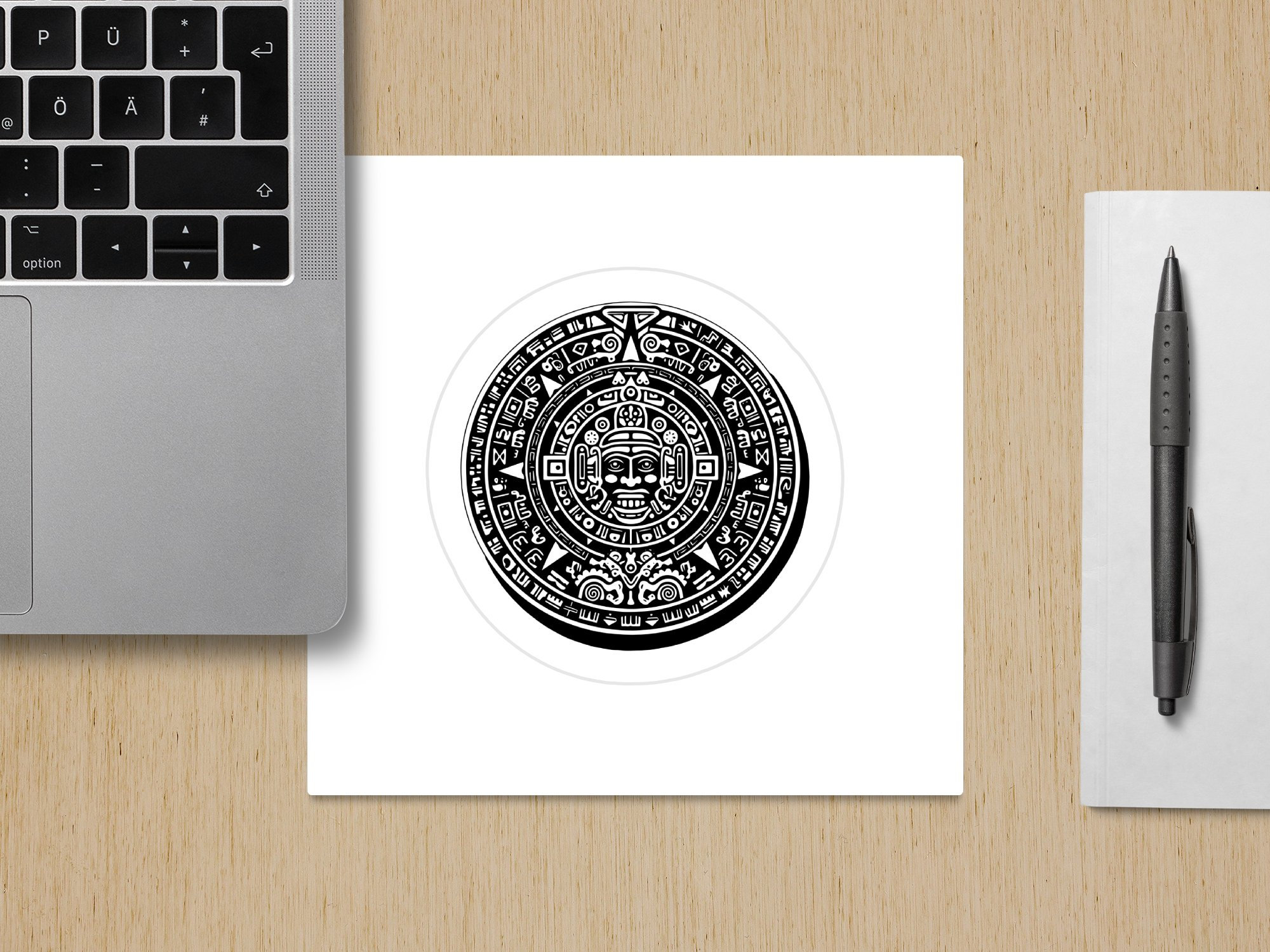 MAYAN CALENDAR SVG, Maya Glyph Svg Files for Cricut, Mesoamerican ...