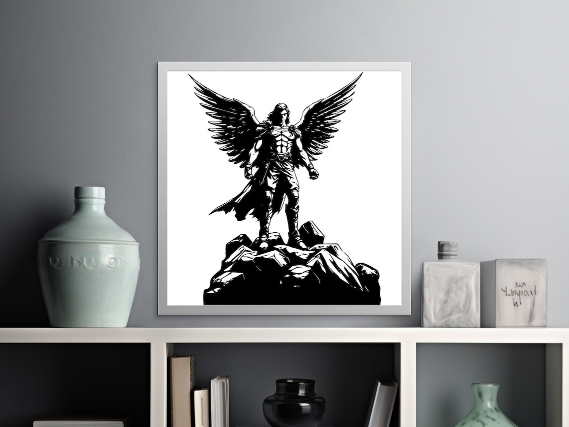 ARCHANGEL MICHAEL WARRIOR Svg, Angel Saint Michael Svg Files for Cricut ...