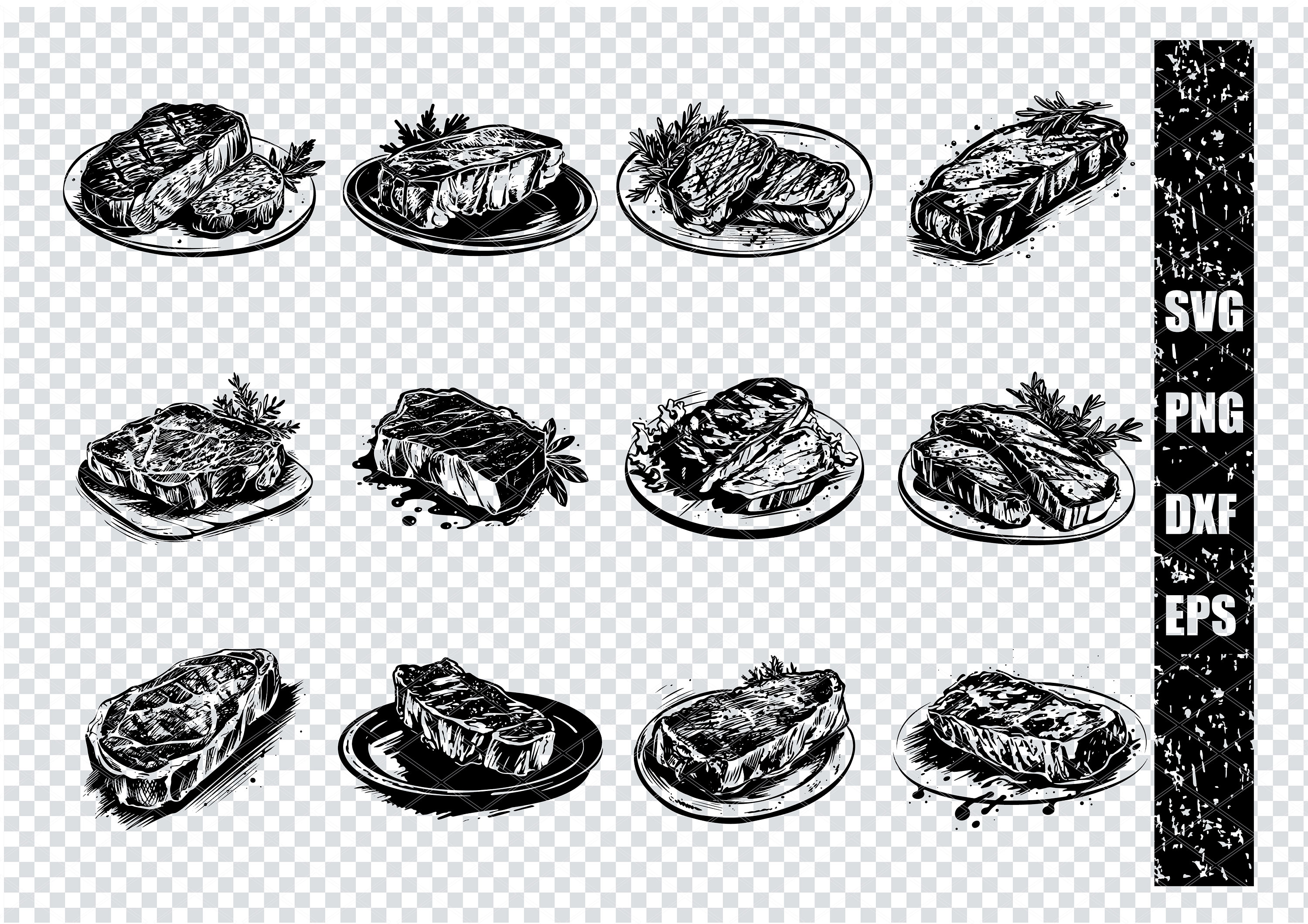 STEAK SVG, STEAK Svg Files for Cricut, Steak Clipart, Steak Laser Cut ...