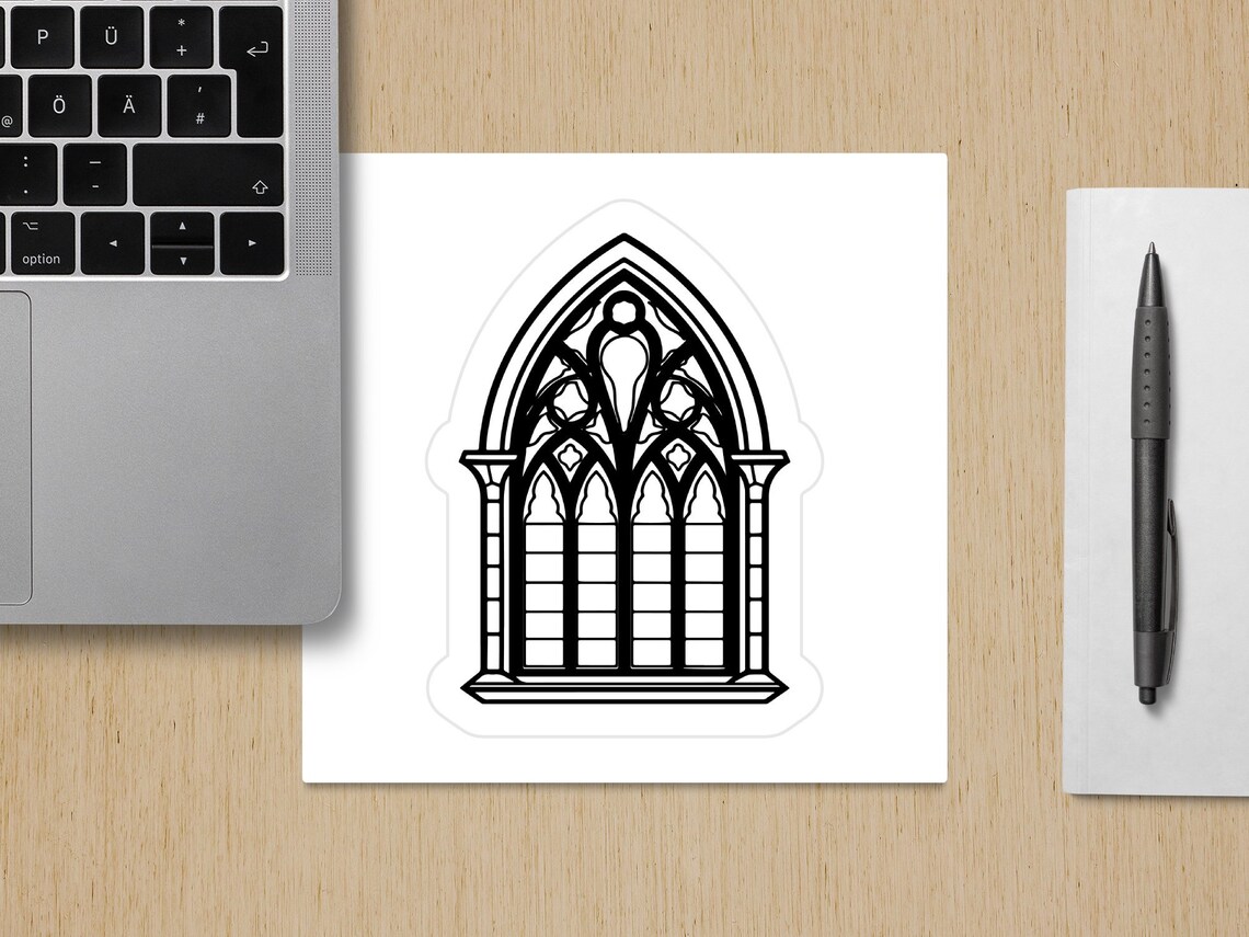 GOTHIC OGEE ARCH Svg, Medieval Ogee Arch Svg Files for Cricut, Gothic ...