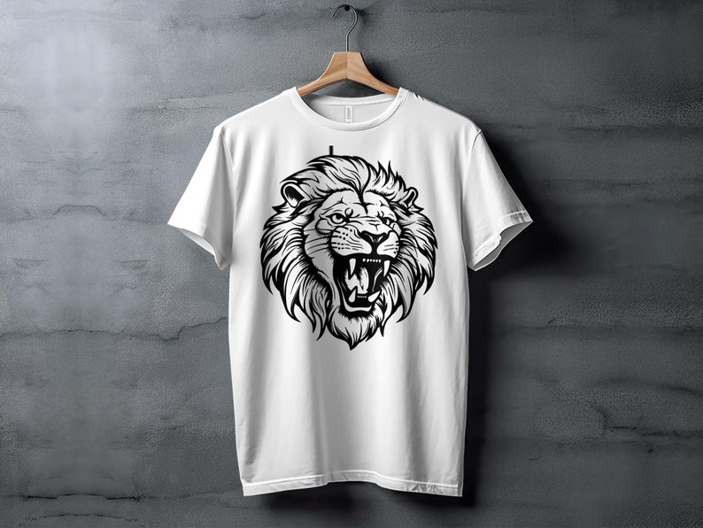 ANGRY LION HEAD Svg, Lion Head Svg, Lion Clipart, Lion Head Svg Cut ...