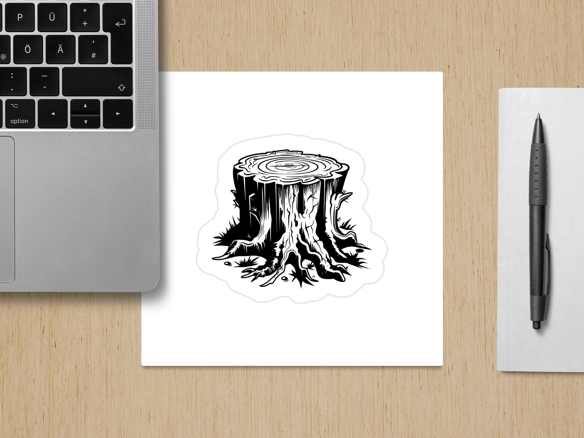 TREE STUMP SVG, Tree Stump Trunk Svg Files for Cricut, Timber Stump ...