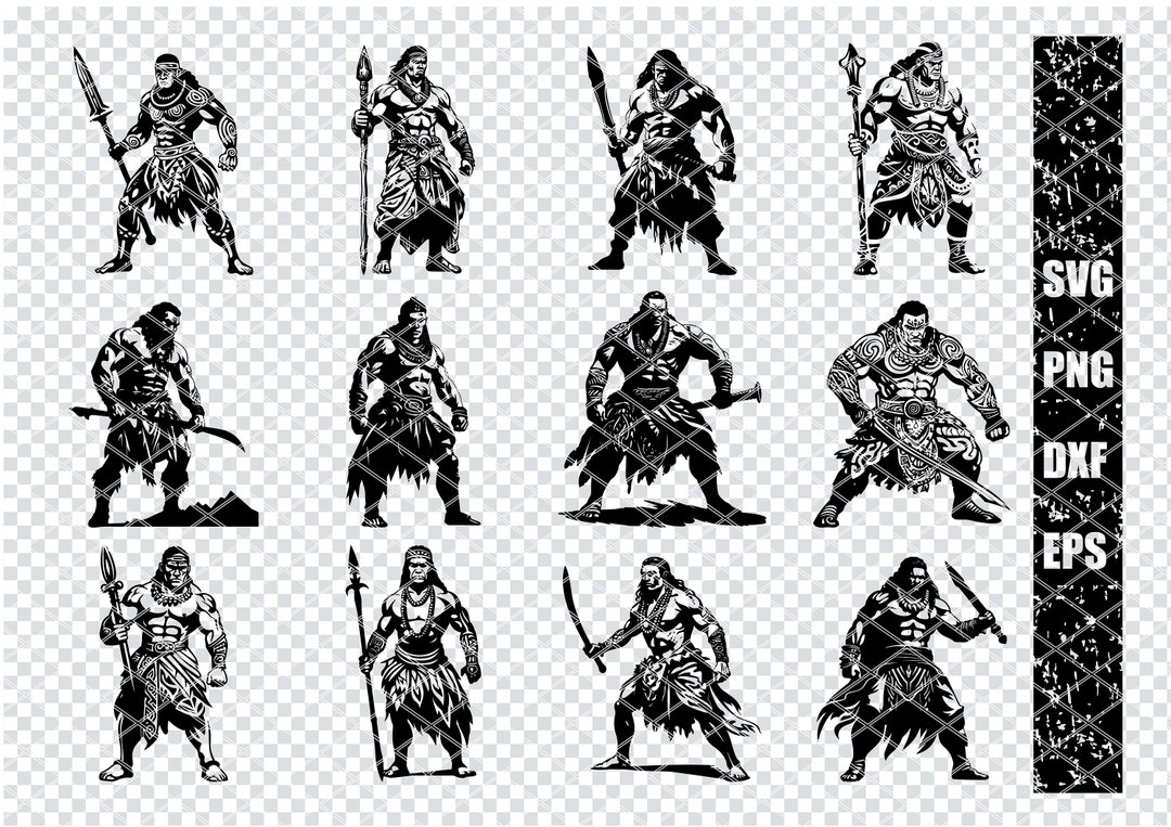 NATIVE HAWAIIAN WARRIOR Svg, Native Hawaiian Tongan Svg Files for ...