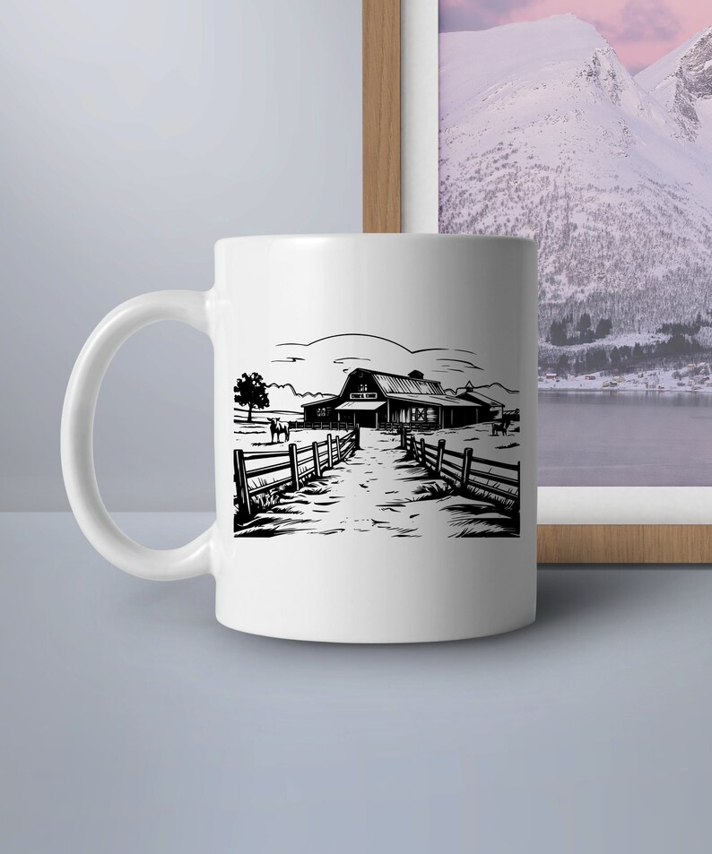 RUSTIC RANCH BARN Svg, Rustic Ranch Barn Svg Files for Cricut, Ranch ...