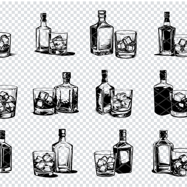 Whiskey Glass Laser Files - Etsy