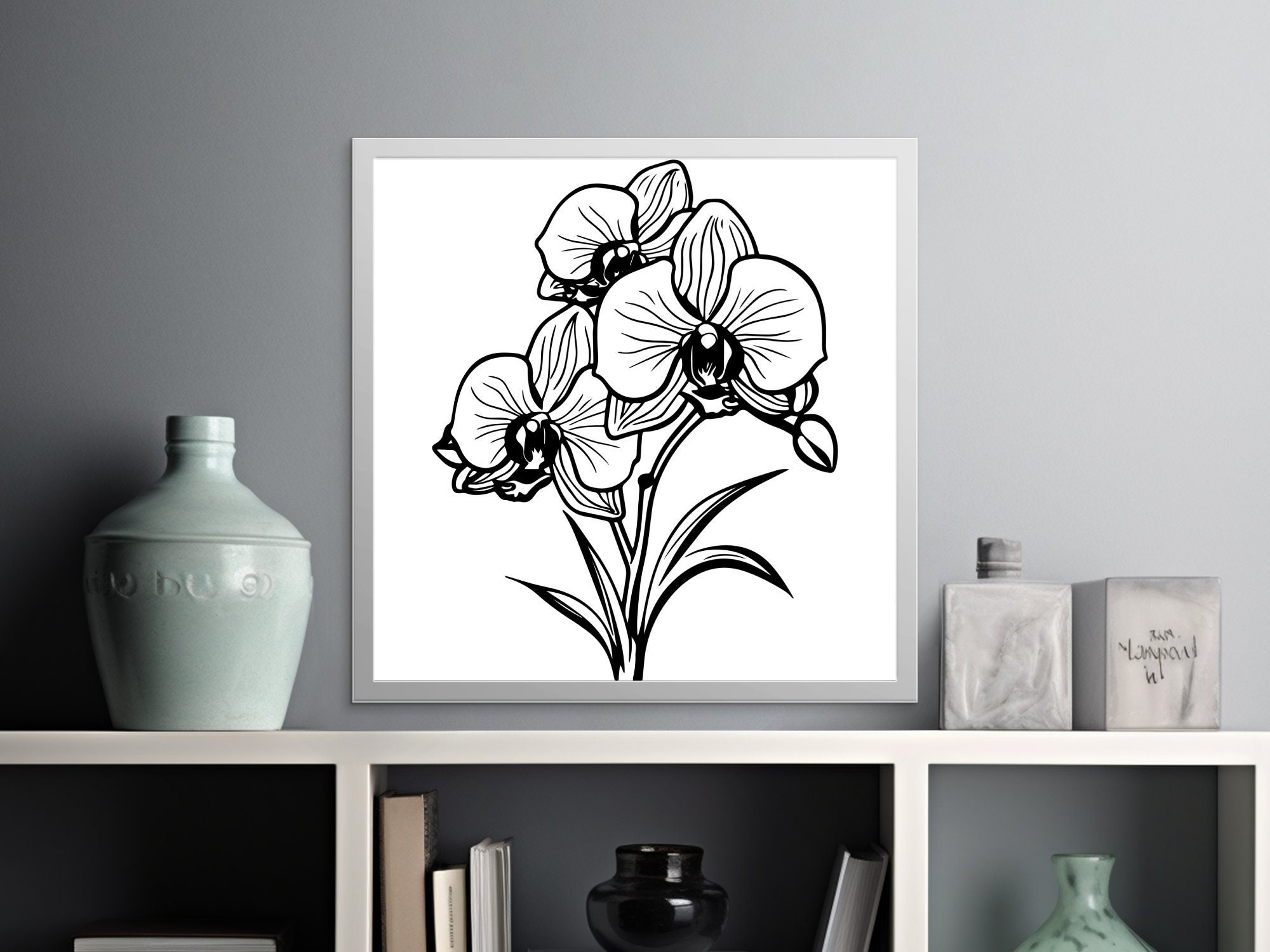 ORCHID FLOWER SVG, Cattleya Orchid Svg Files for Cricut, Dendrobium ...